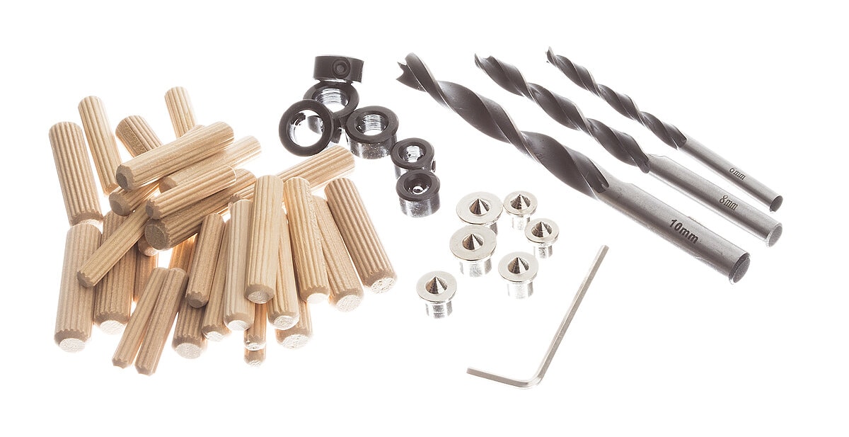Kjøp PELA Treplugg tilbehørssett, 46 deler - Verktygsboden
