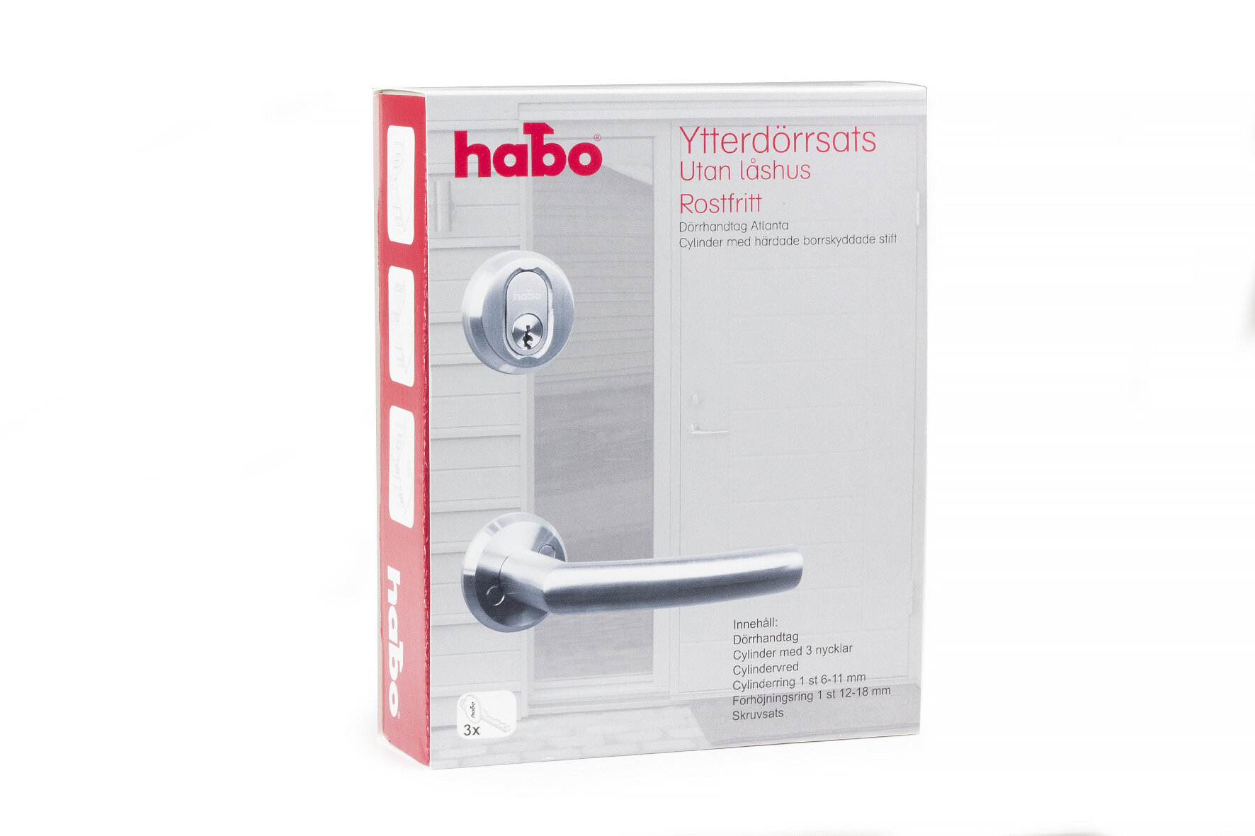 Kjøp Habo Ytterdørsett Atlanta, rustfritt - Verktygsboden