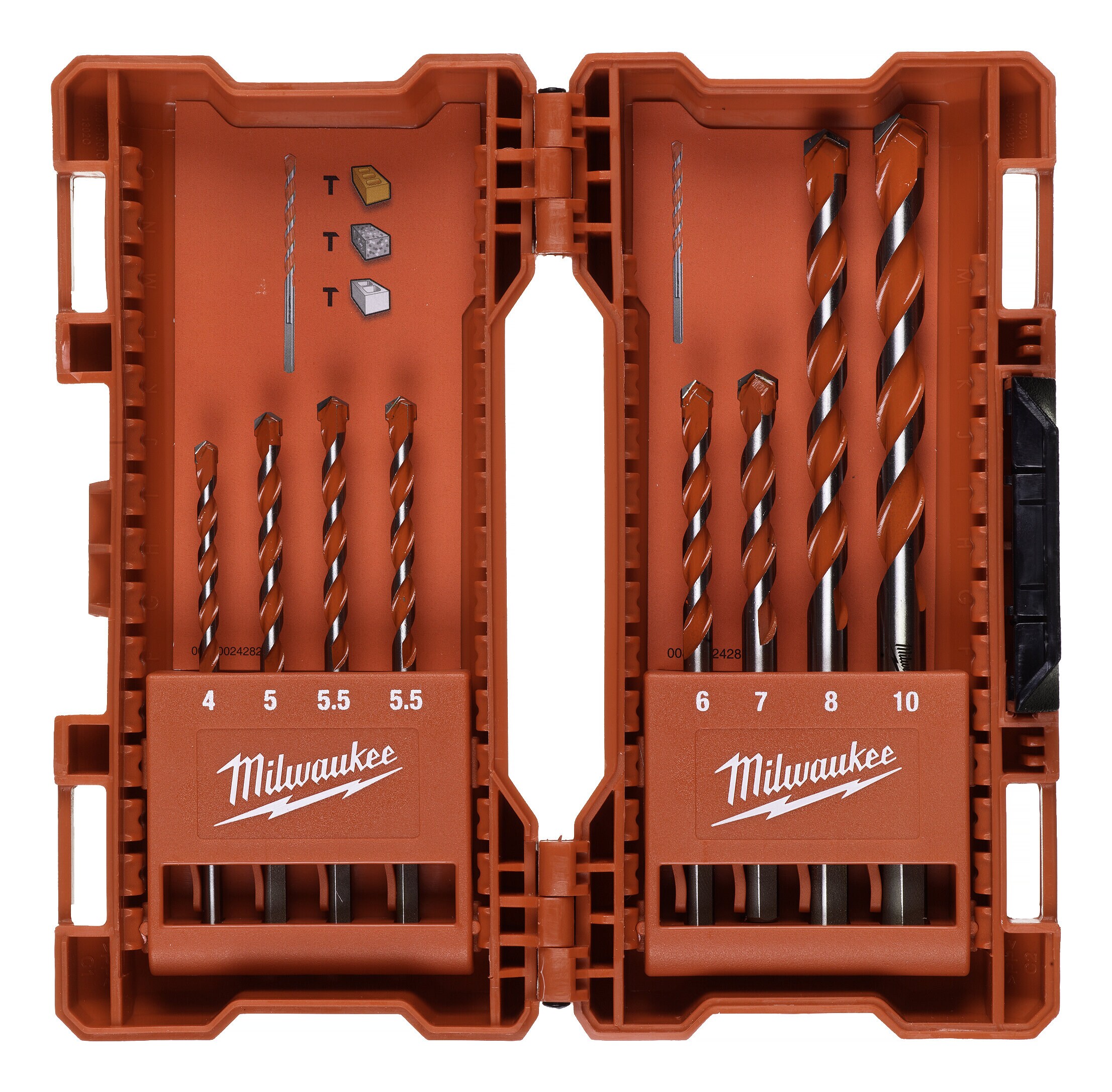 Kjøp Milwaukee Mur- og steinbor, 8-pakning - Verktygsboden