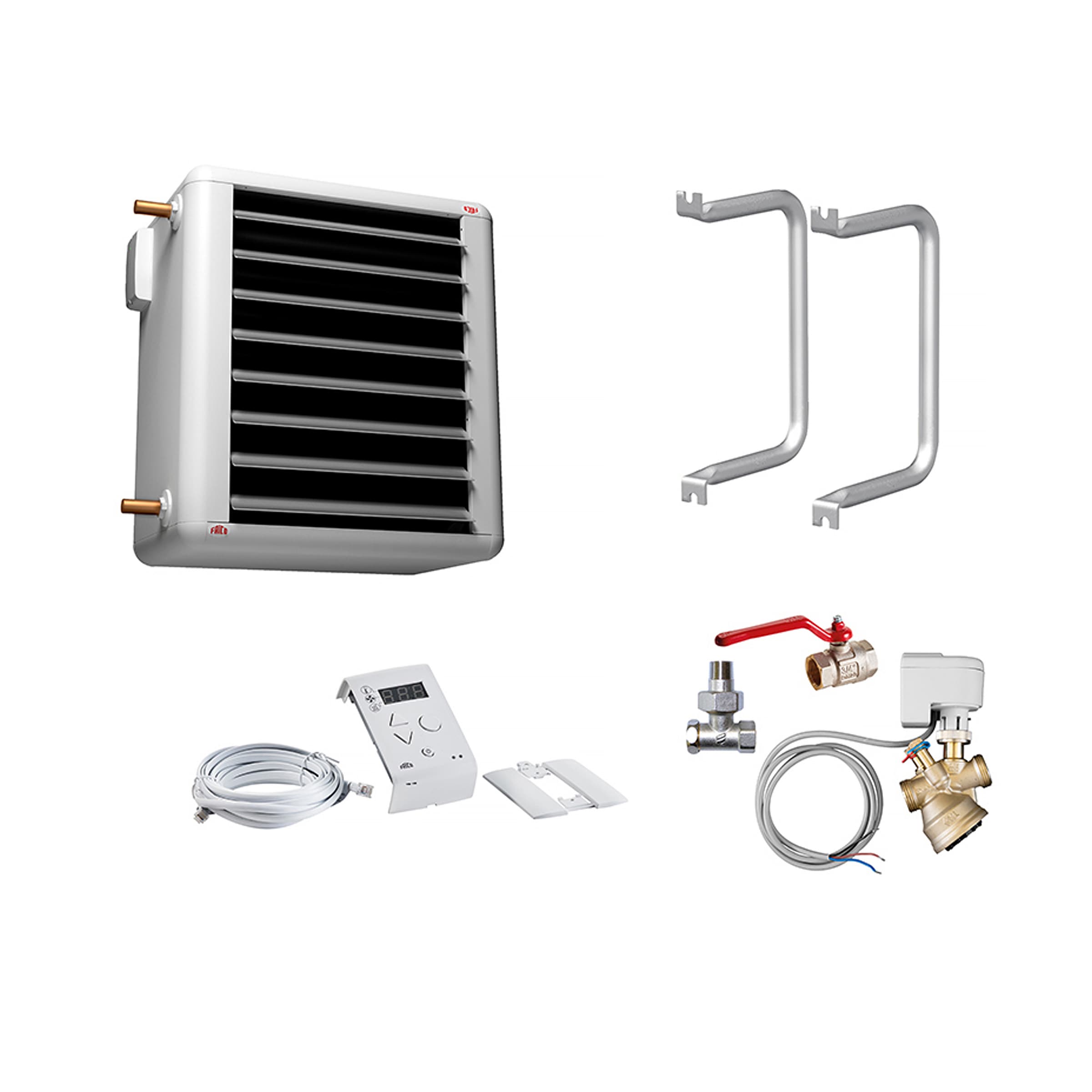 Kjøp Frico Vifte luftvarmer med installasjonssett SWH02Kit - Verktygsboden