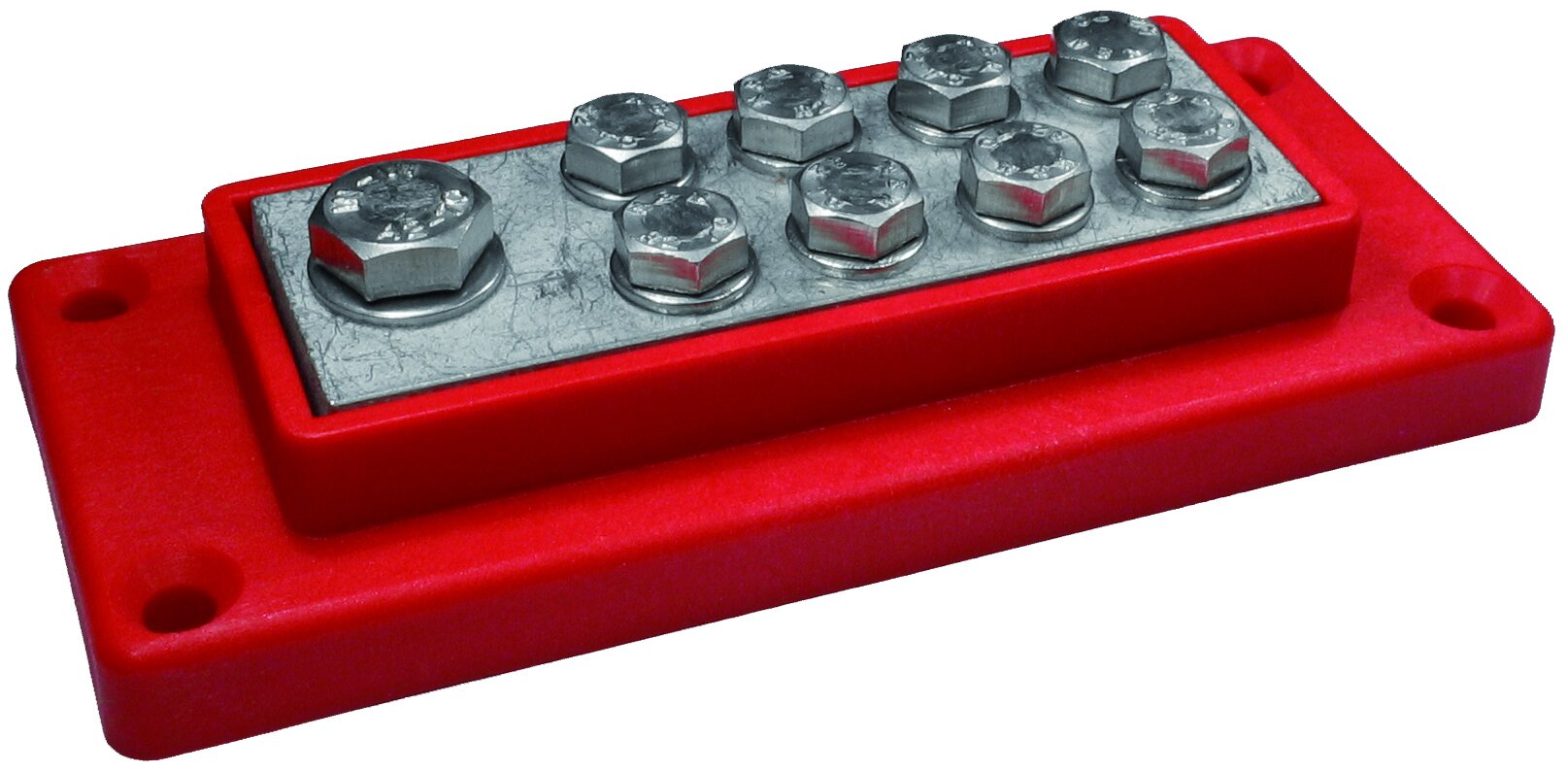 Kjøp Skyllermarks Rekkeklemme, rød, 1 x M8 + 8 x M6 - Verktygsboden